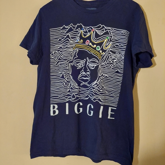 Notorious Big | Shirts | Notorious Big Biggie Art Crown Graphic Black ...